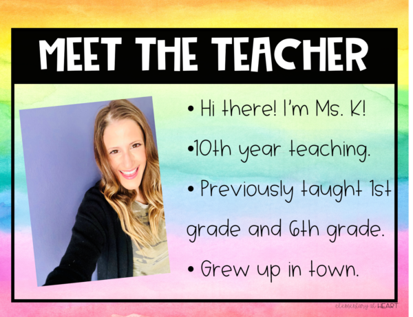 5 Tips for First Year Teachers - Elementary at HEART